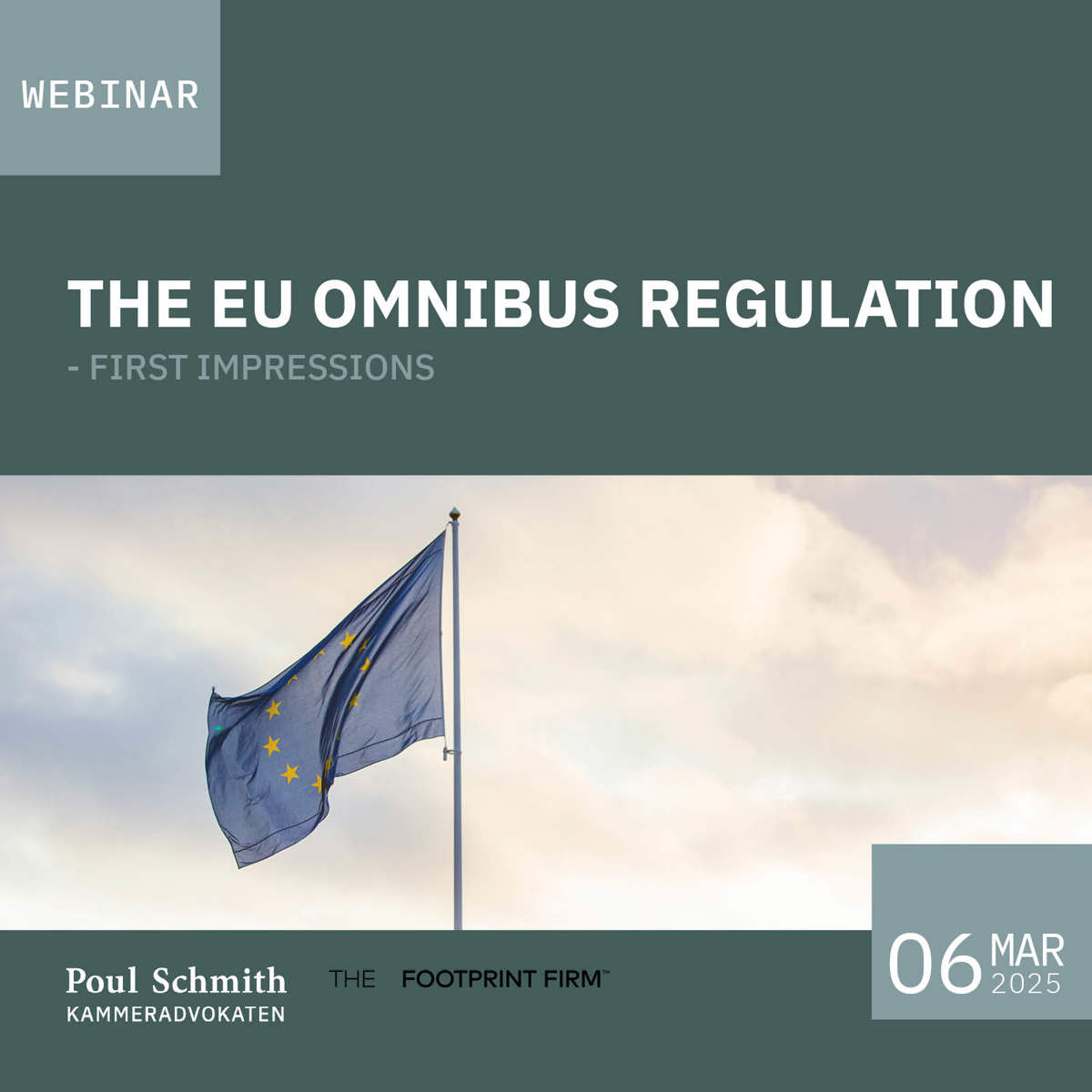 Webinar | ESG & Sustainability - The EU Omnibus Package